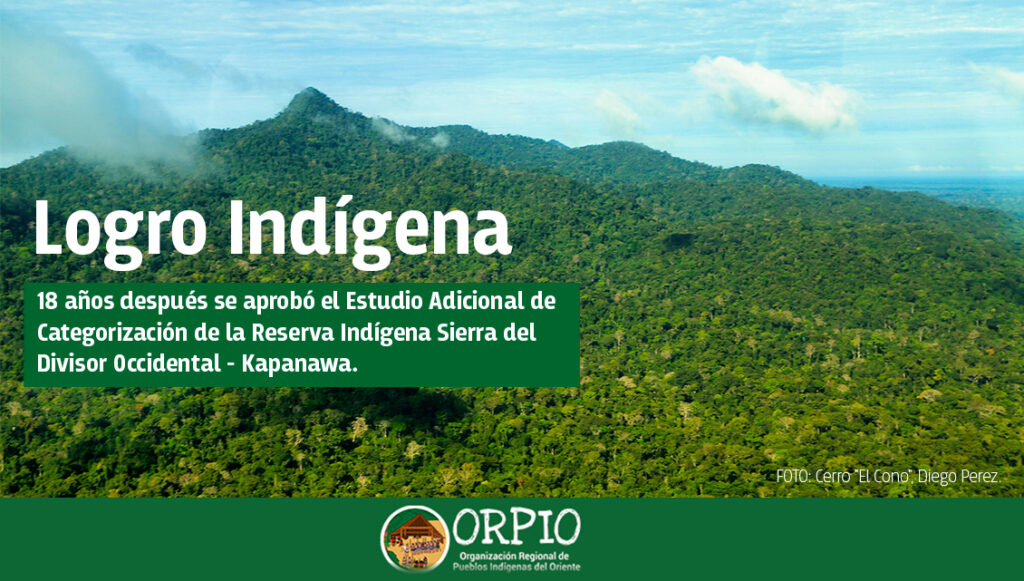 Se crea la Reserva Indígena Sierra del Divisor Occidental a favor de ...
